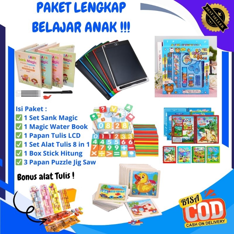 Sank magic book / Learning to write book for PAUD TK Bimba children ...