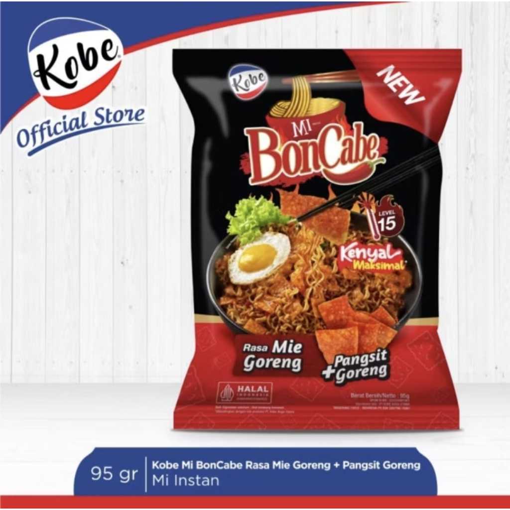HPT - HALAL BonCabe Noodles 95gr Fried Noodles Level 15 Bon Cabe ...