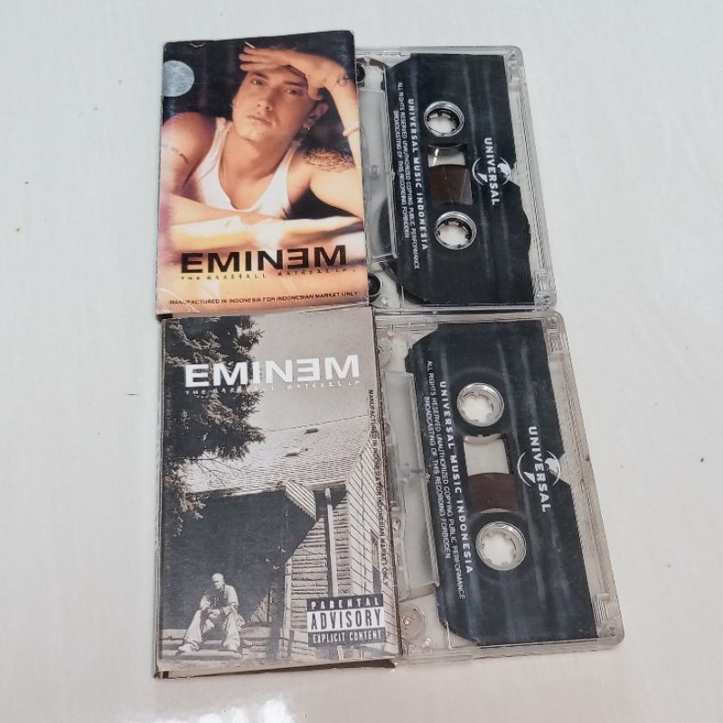 2pcs Eminem Cassettes - the Marshall Mathers LP | Shopee Singapore