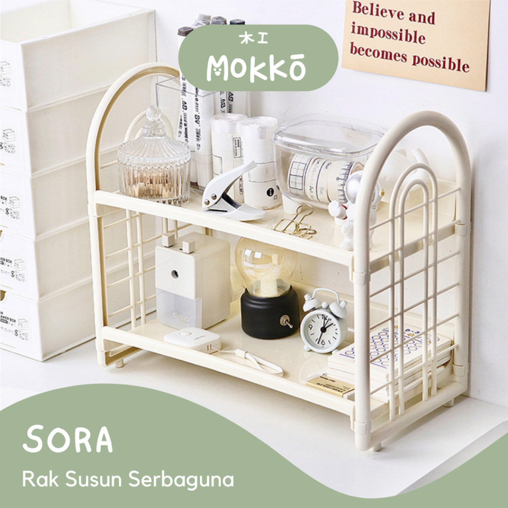 MOKKO - SORA Desk Organizer Aesthetic Makeup Organizer Room Kitchen ...