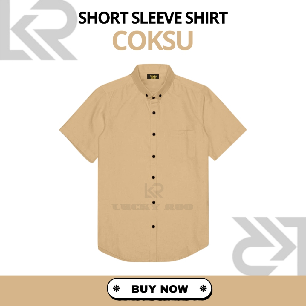 KEMEJA Lkr Men's Coksu Short Sleeve Casual Shirt Available in 15 Colors ...