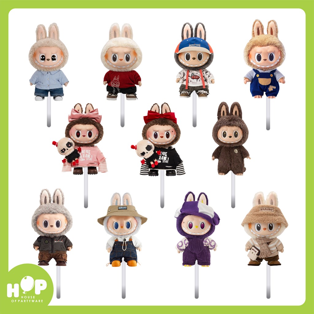 Cake Topper LABUBU Cupcake Cake Decoration | Shopee Singapore