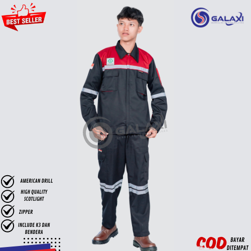 HITAM Project uniform SET black maron//black pants/wearpack shirt ...