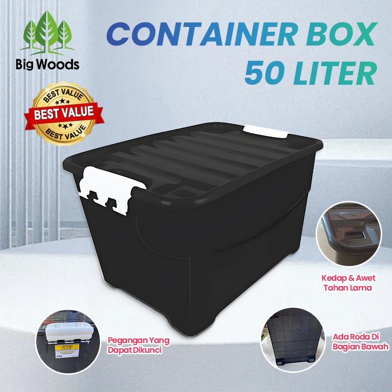 50 LITER Container Box- Plastic Container Box/Large Storage Box ...