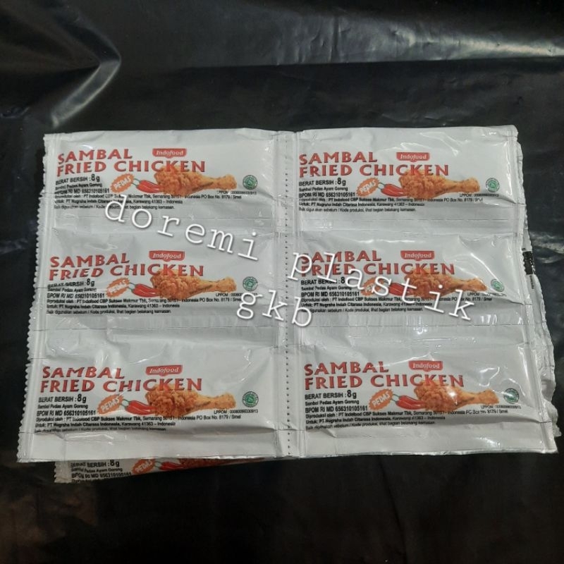 Indofood fried chicken chili sauce 8g 24 sachets | Shopee Singapore