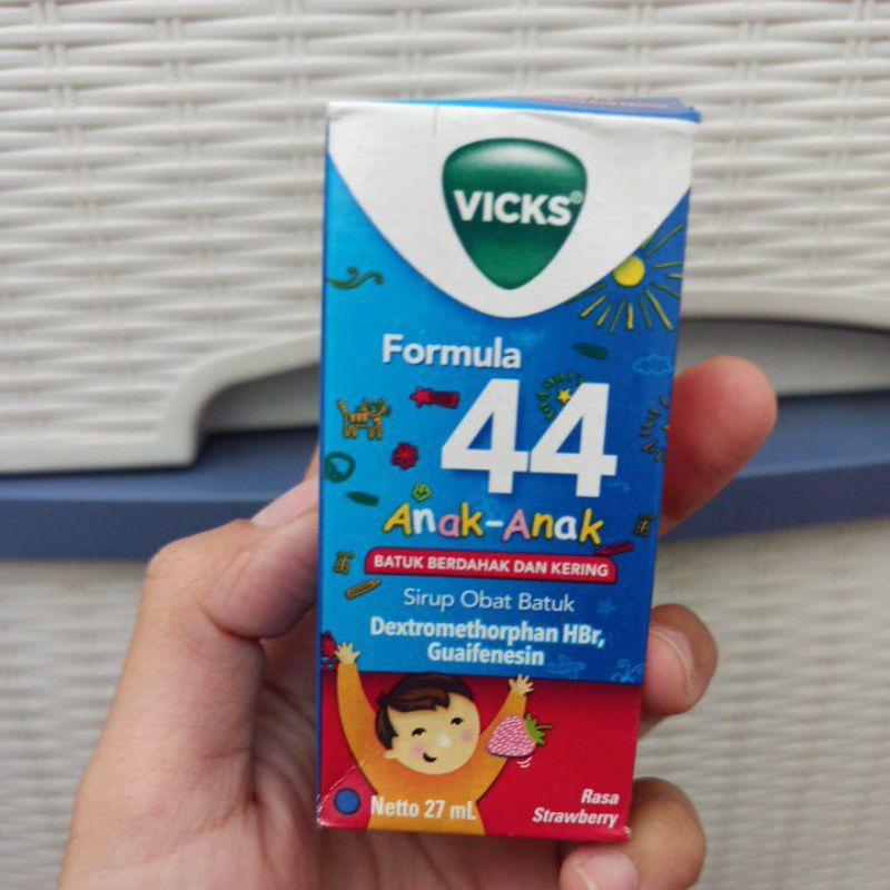 Vicks Formula 44 children 27ml cough syrup with phlegm and dry | Shopee ...