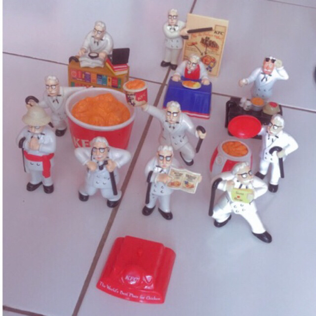 Colonel Sanders Toys Happy Meal KFC | Shopee Singapore