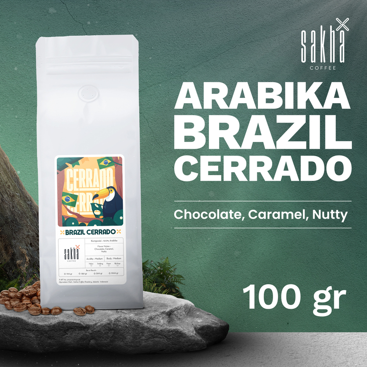 Brazil Arabica Coffee Cerrado 100gr Arabica Coffee Beans Coffee Powder ...