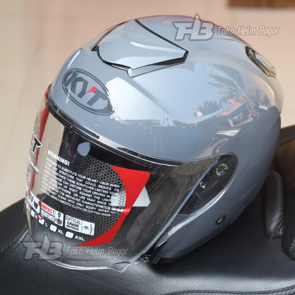 KYT Kyoto Gorilla Gray glossy | Shopee Singapore