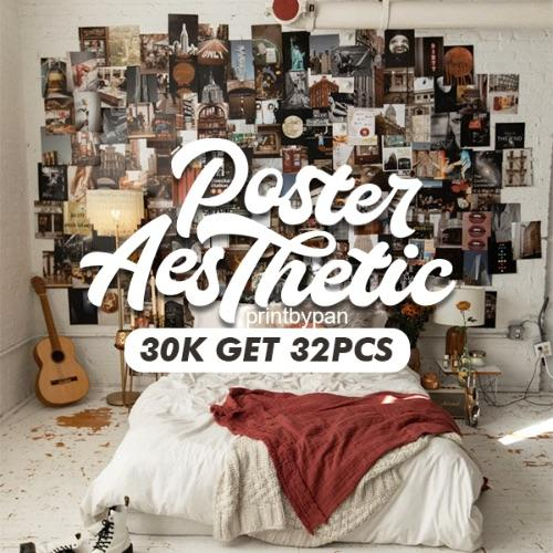 Aesthetic Wall Poster Wallpaper - Wall Decor Room Wall Decor ...