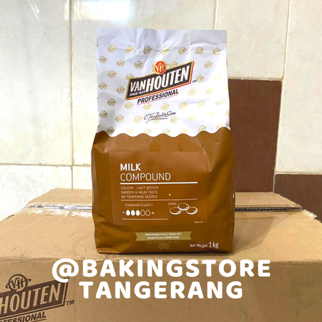 Van Houten Milk Compound Coin 1 kg | Chocolate Milk | Shopee Singapore
