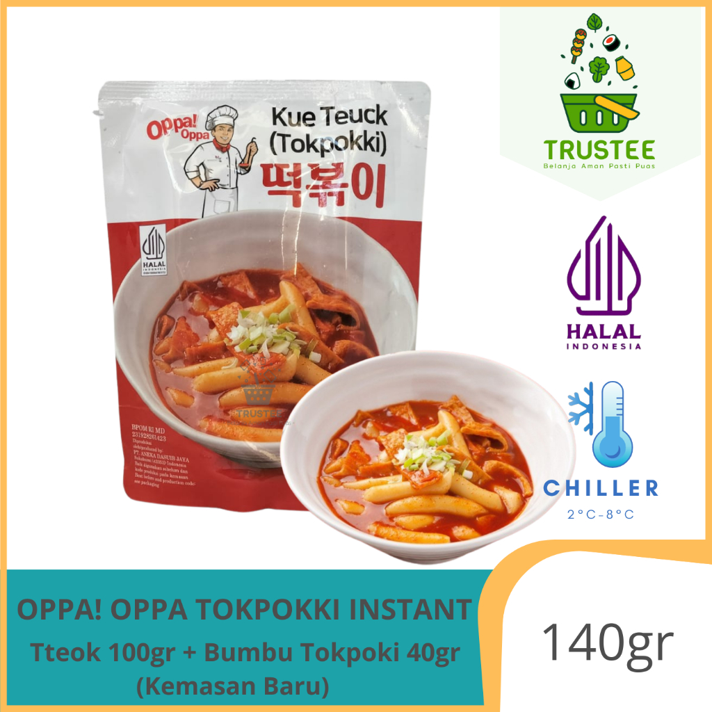 Oppa! Oppa Tteokbokki Package 100g + 40g sauce tokpokki tokpoki topoki ...