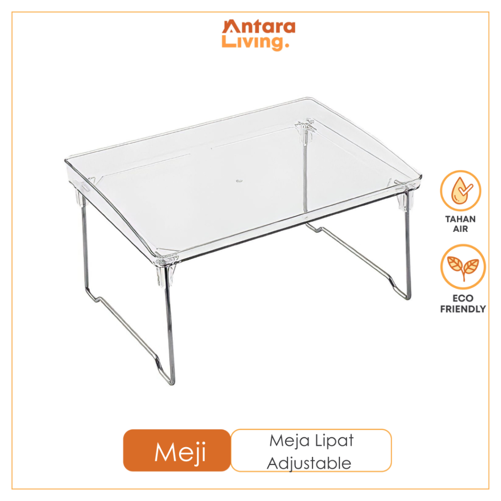 Antara Meji - Folding Table Shelf Clear Stack Organizer Multipurpose ...