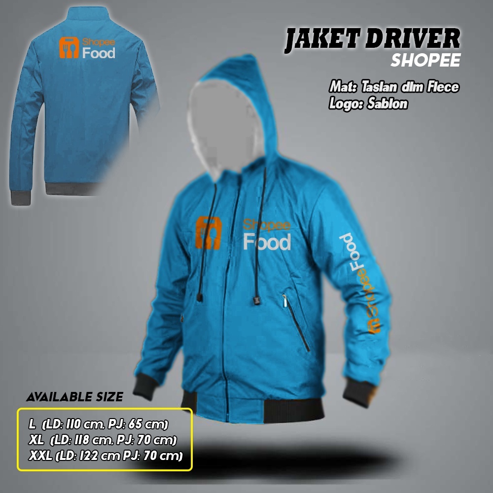 Community EFOOD SHOOP DRIVER Jacket/Cool Men's Parachute DRIVER Jacket ...