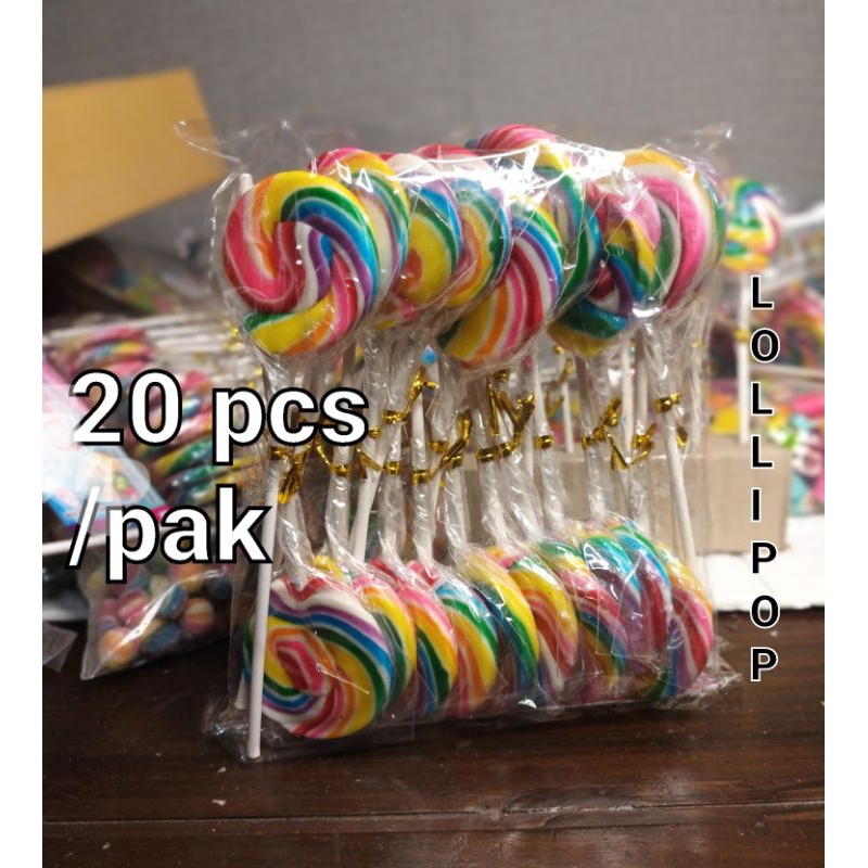 20 lollipops with a diameter of 4cm | Shopee Singapore