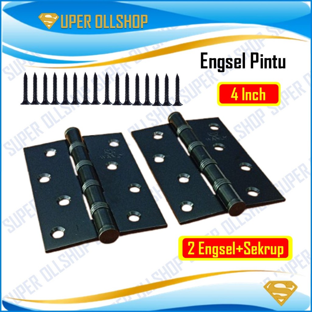 HITAM House Door Hinges Black Doff 3 4 Inch 5 Inch Door Hinges Black ...