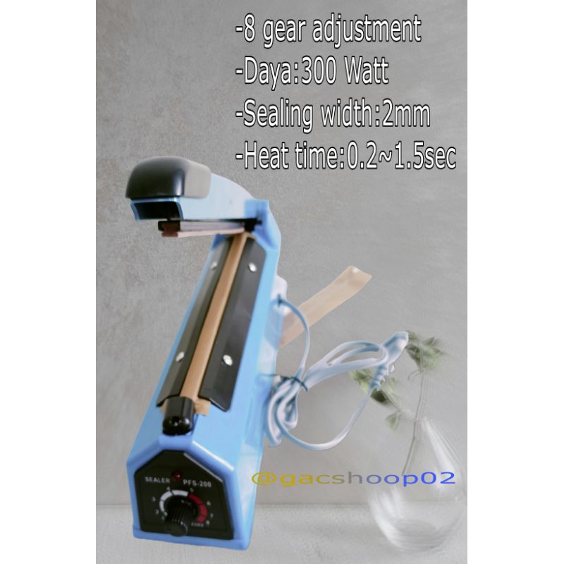 MESIN Press PLASTIC IMPULSE SEALER PFS 200/PLASTIC PRESS MACHINE TOOL ...