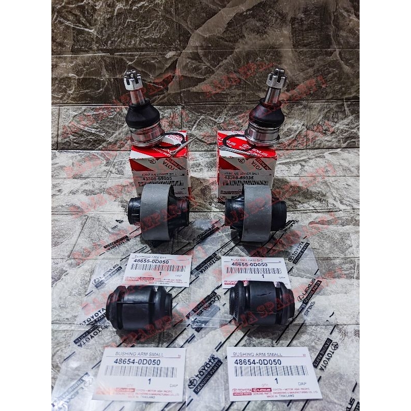 Bushing ARM+BALL JOINT LOWER ARM NEW VIOS YARIS VIOS GEN 2 SET 6PC ...