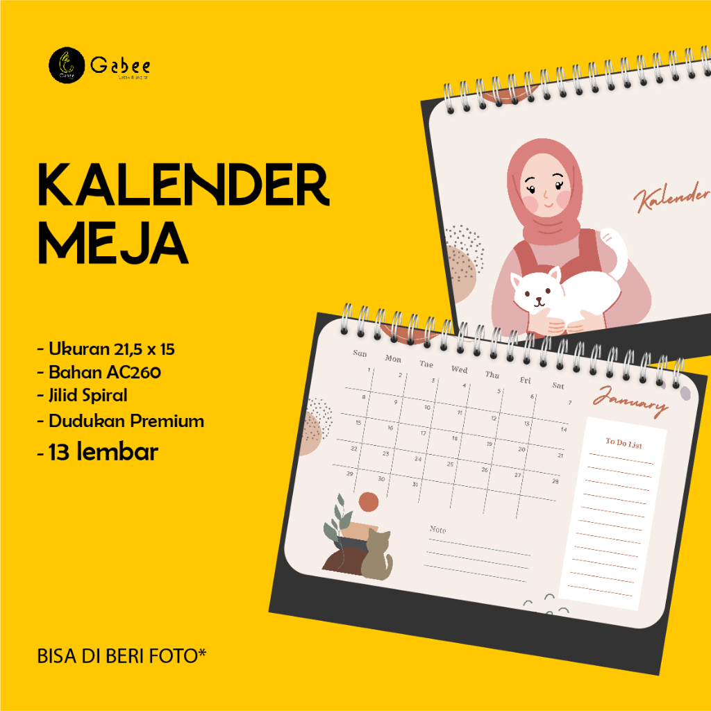 2025 TABLE CALENDAR SITTING SIZE 21X15 CM A5 UNIQUE MINIMALIST PLANNER ...