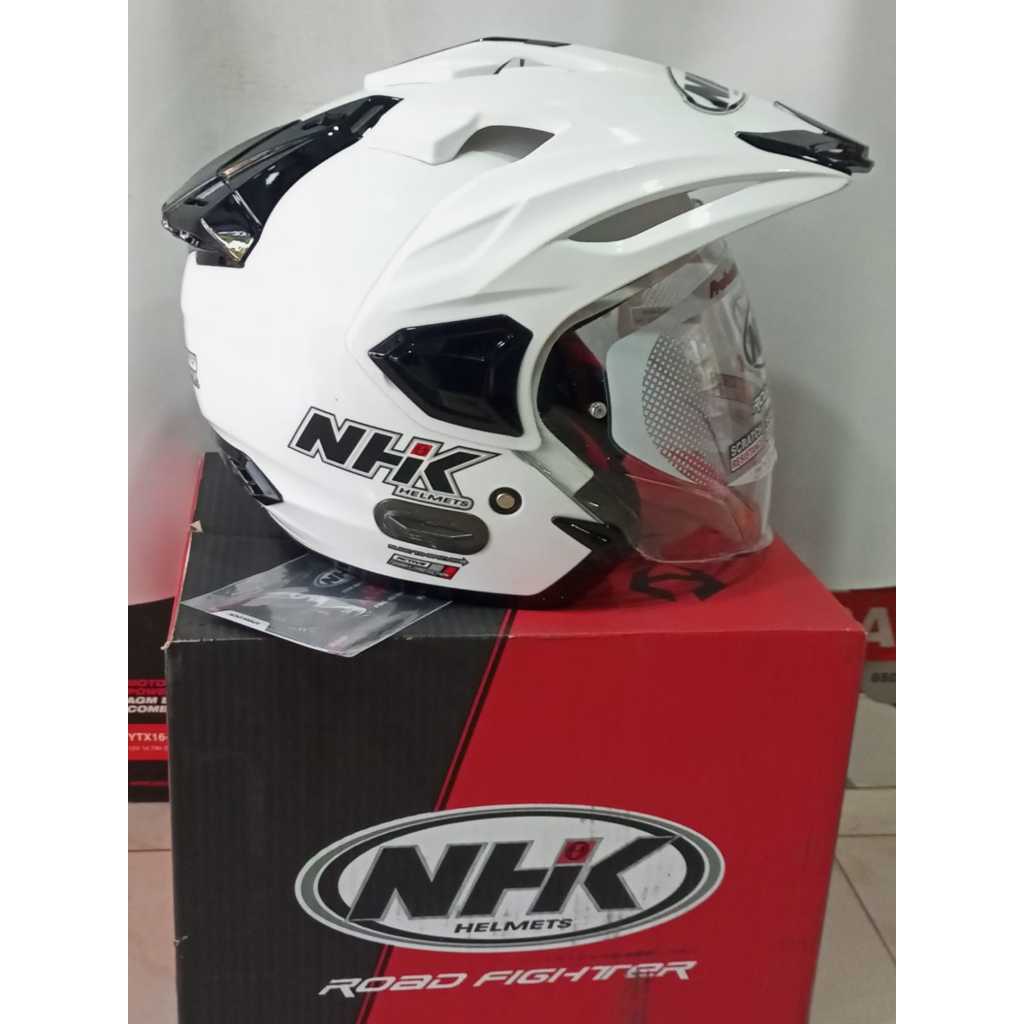 Nhk PREDATOR CRYPTON Helmet (WHITE) | Shopee Singapore