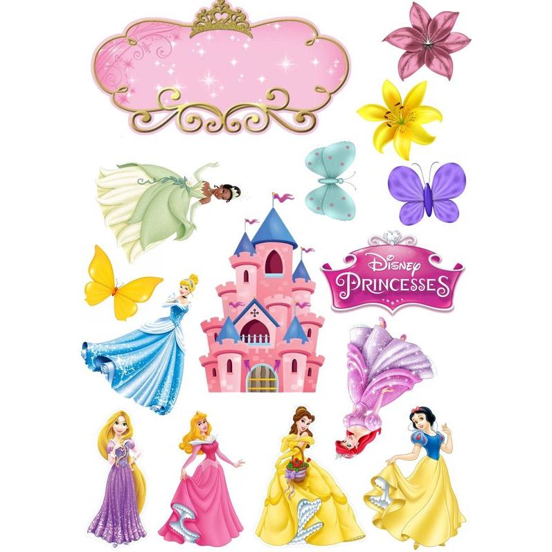 Happy Birthday Princess Cake Topper Can Request Name and Age/Princess ...