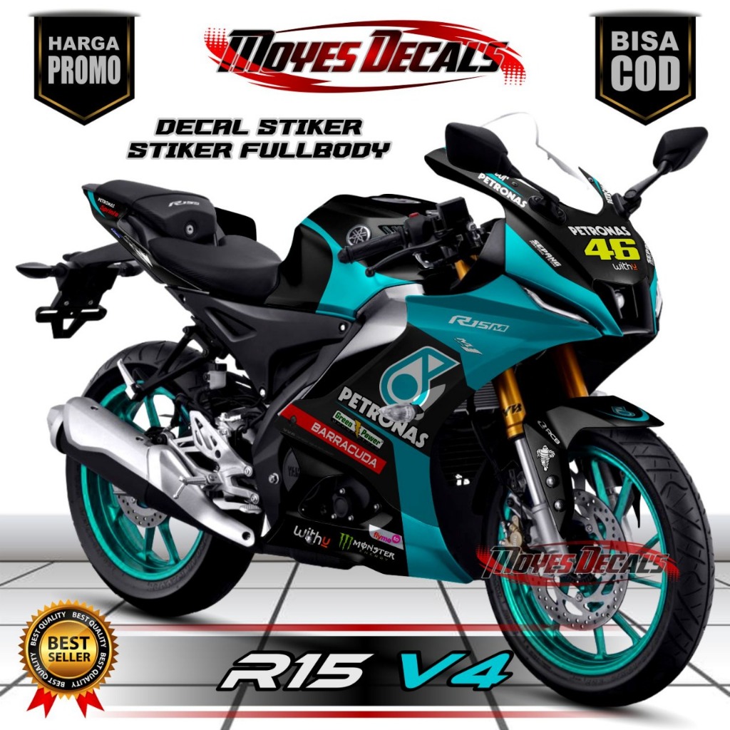 R15 V4 Decal Fullbody Variation Sticker Yamaha R15 V4 Design Motiv ...