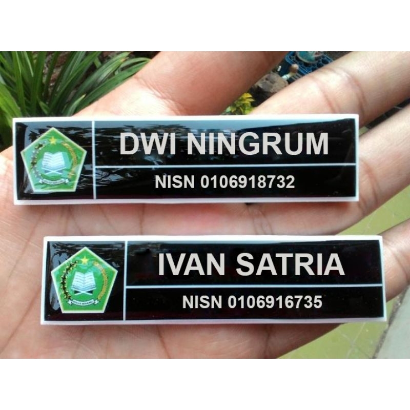 Peniti NAME BOARD | Convenient NAME BOARD - RESIN - TIMBUL | Name TAG ...