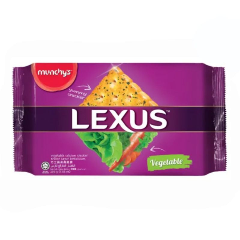 Munchy's LEXUS Vege Calcium Crackers Malaysia (200g) | Shopee Singapore