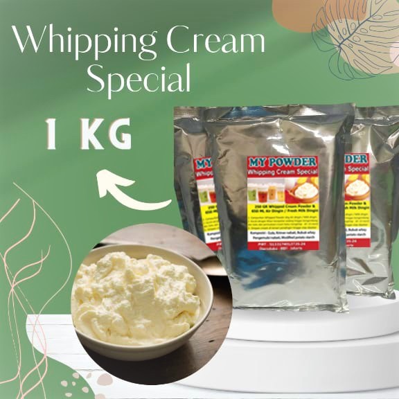 Whipping Cream 1000 grams Whipp Cream SPECIAL - Whipping Cream Powder ...