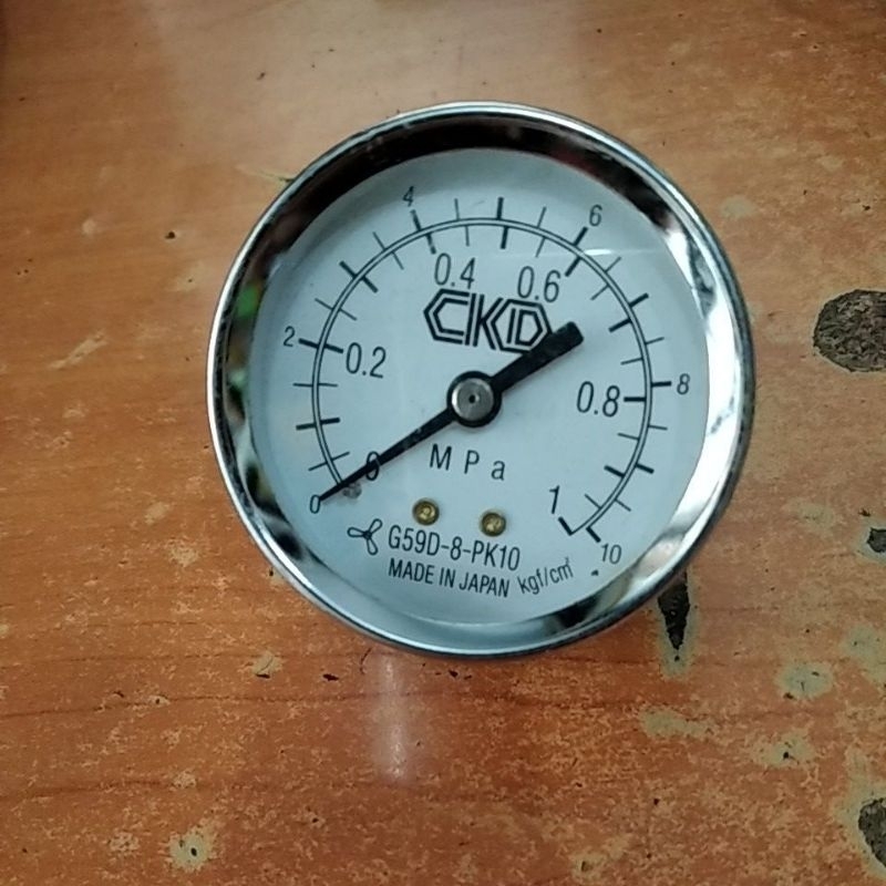 Pressure gauge 2" umbrella 0-1 MPa / 10 kgf/cm2 CKD made in Japan | Shopee Singapore