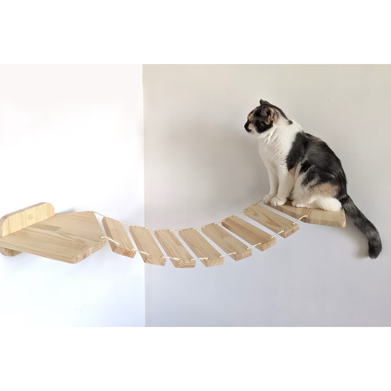 Wooden Corner Cat Bridge | Shopee Singapore