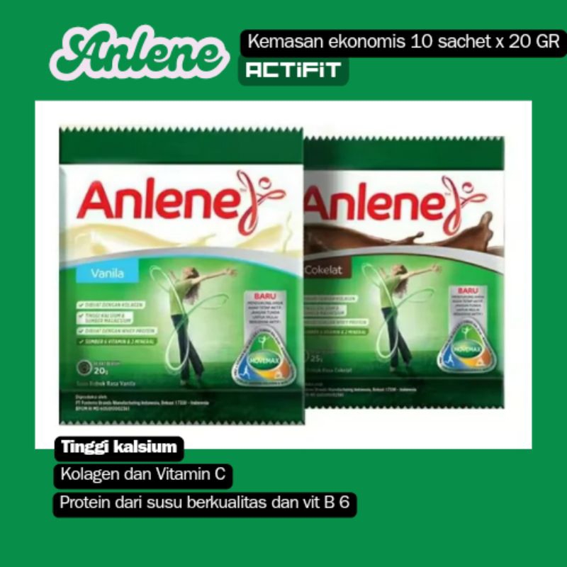 Anlene Actifit Milk - Anlene Gold High Calcium Milk - Anchor Protein ...