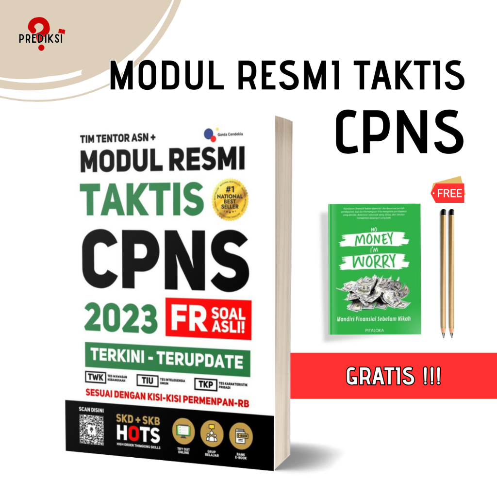 Wash Warehouse!! Cpns 2023 Official Tactical Module Book Fr Latest ...