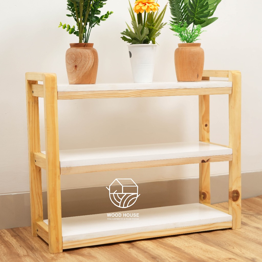 KAYU Wood House - Display Wooden Display Shelf/ Aesthetic Product ...