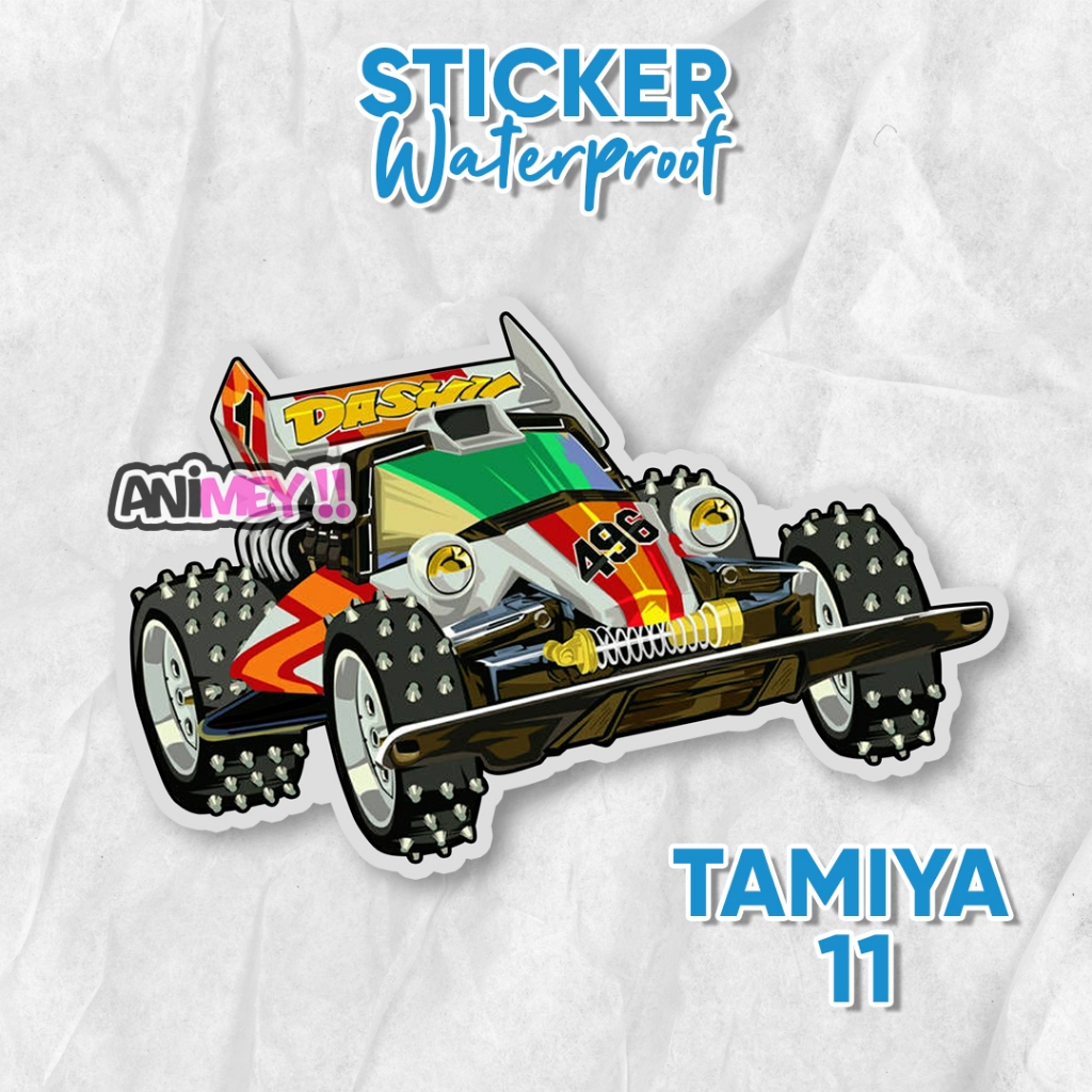 Tamiya Logo Sticker/Waterproof Anime Sticker | Shopee Singapore