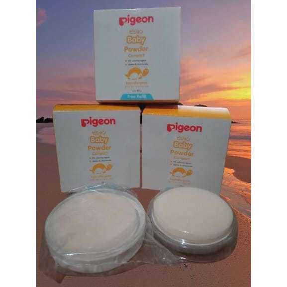 Pigeon Baby Powder Compact 45gr/Pigeon Solid Powder/Baby Powder/Baby ...
