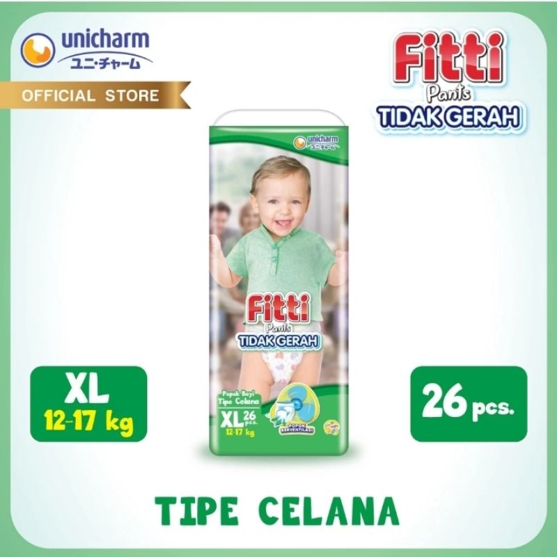 FITTI PANTS XL 26 (ANTI-FIGHT BABY DIAPERS) | Shopee Singapore