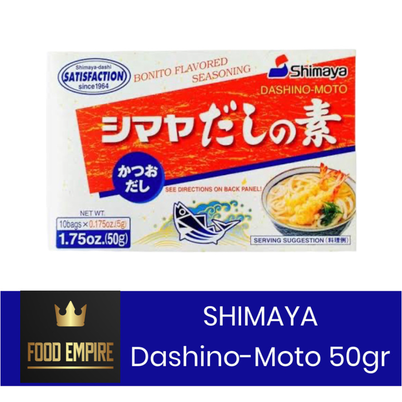 SHIMAYA Dashi No Moto 50 gr | Bonito Fish Broth Powder | Katsuodashi ...