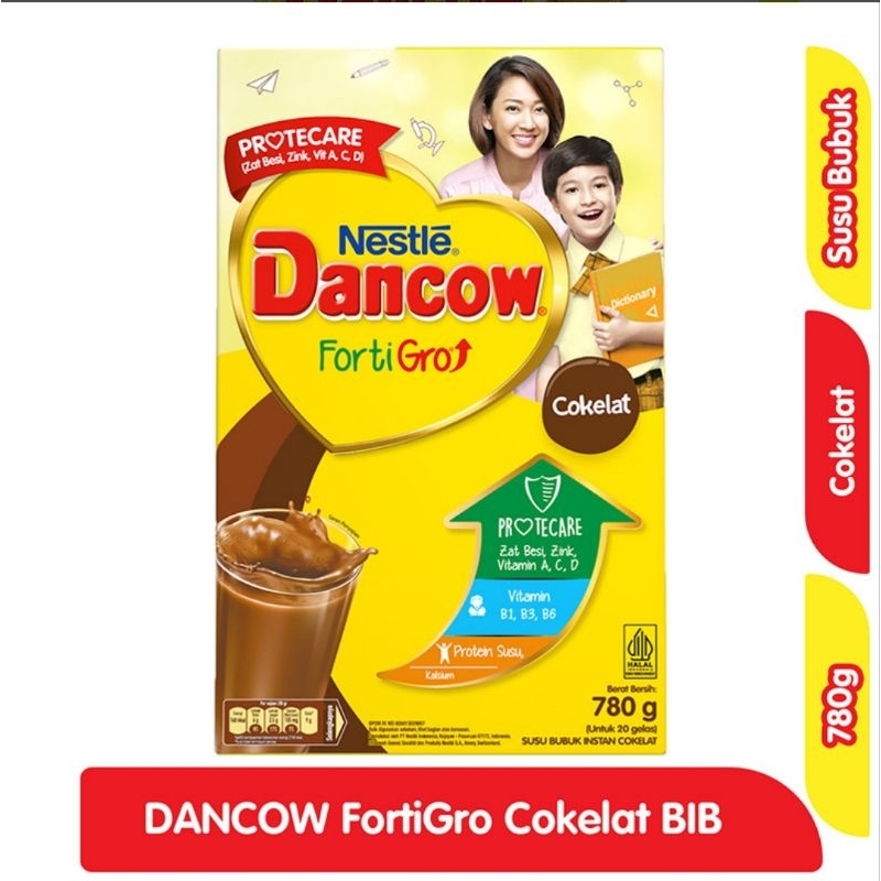 Nestle Dancow Fortigro Instant Chocolate Milk Powder 780 g | Shopee ...