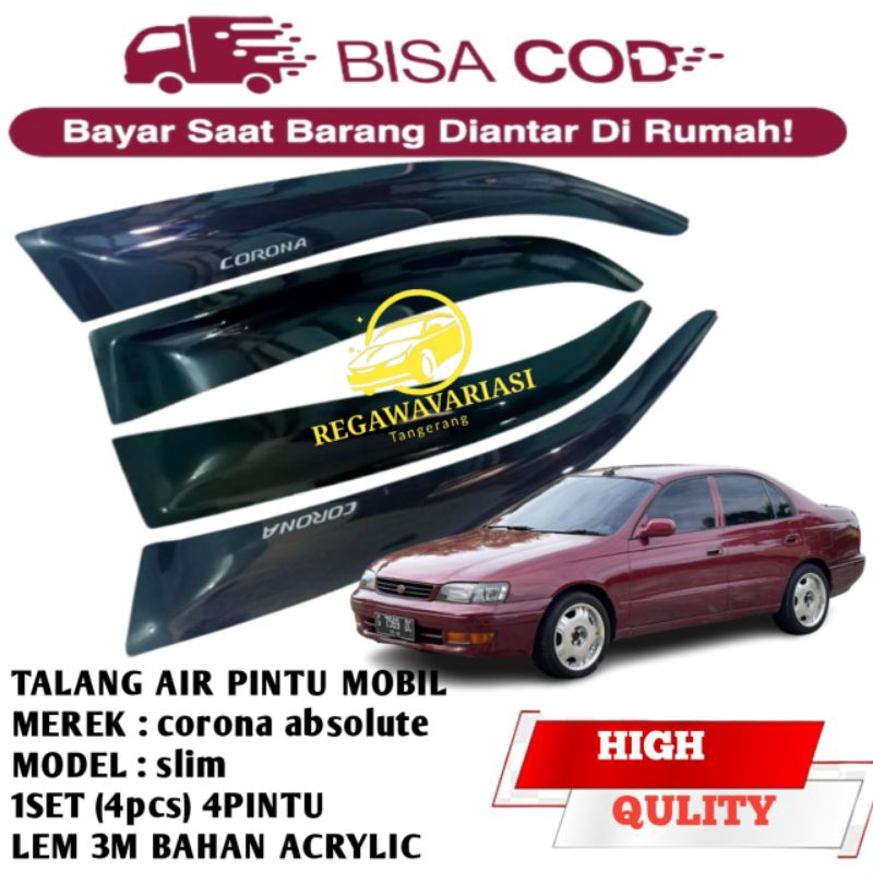 1992-1998 toyota Corona Absolute car water gutter, slim 4-door model ...