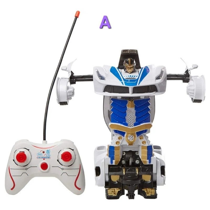 Big! Transform Police Car ROBOT (Children's Toy Remote Control RC ...