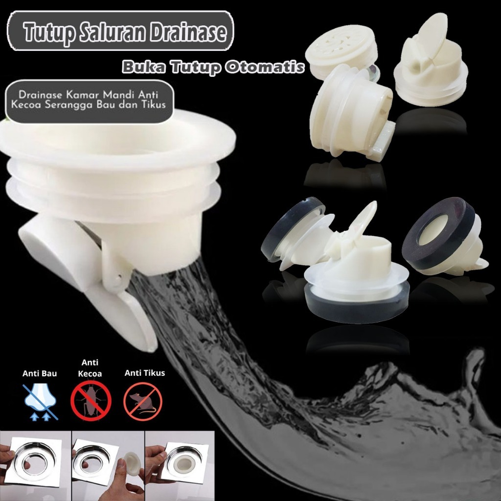 Ralali Cockroach Anti-Flood Drainage Drain Cover - Bathroom WC Sink ...