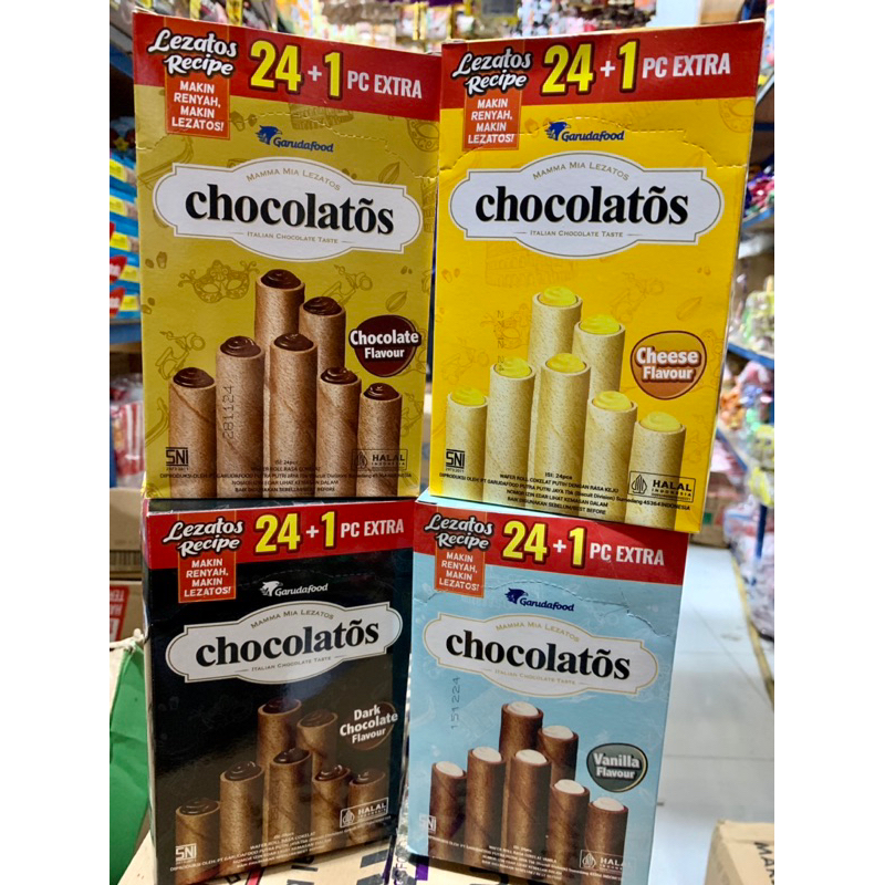 Gery chocolatos wafer Stick 14g.(1 Box Contains 24pc..) ready all ...