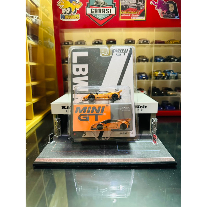Mini GT 355 LB Works Lamborghini Huracan GT Arancio Borealis LBWK Japan ...