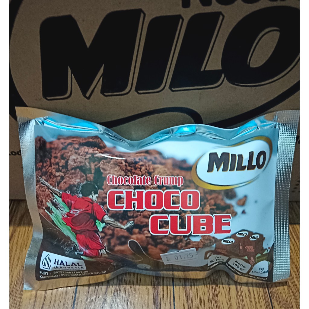 LOKAL Local Chocolate Crumb Milo / Millo Cube 1 Pack (Contains 50 Cubes ...