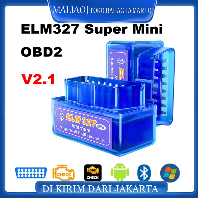 Elm327 Mini V1.5 Bluetooth OBD2 Car Detector/Mini V2.1 ELM327 OBD ...