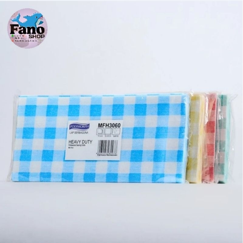 Multipurpose Wipe Polymorph Heavy Duty MFH3060 10's (3 Pack) | Shopee ...