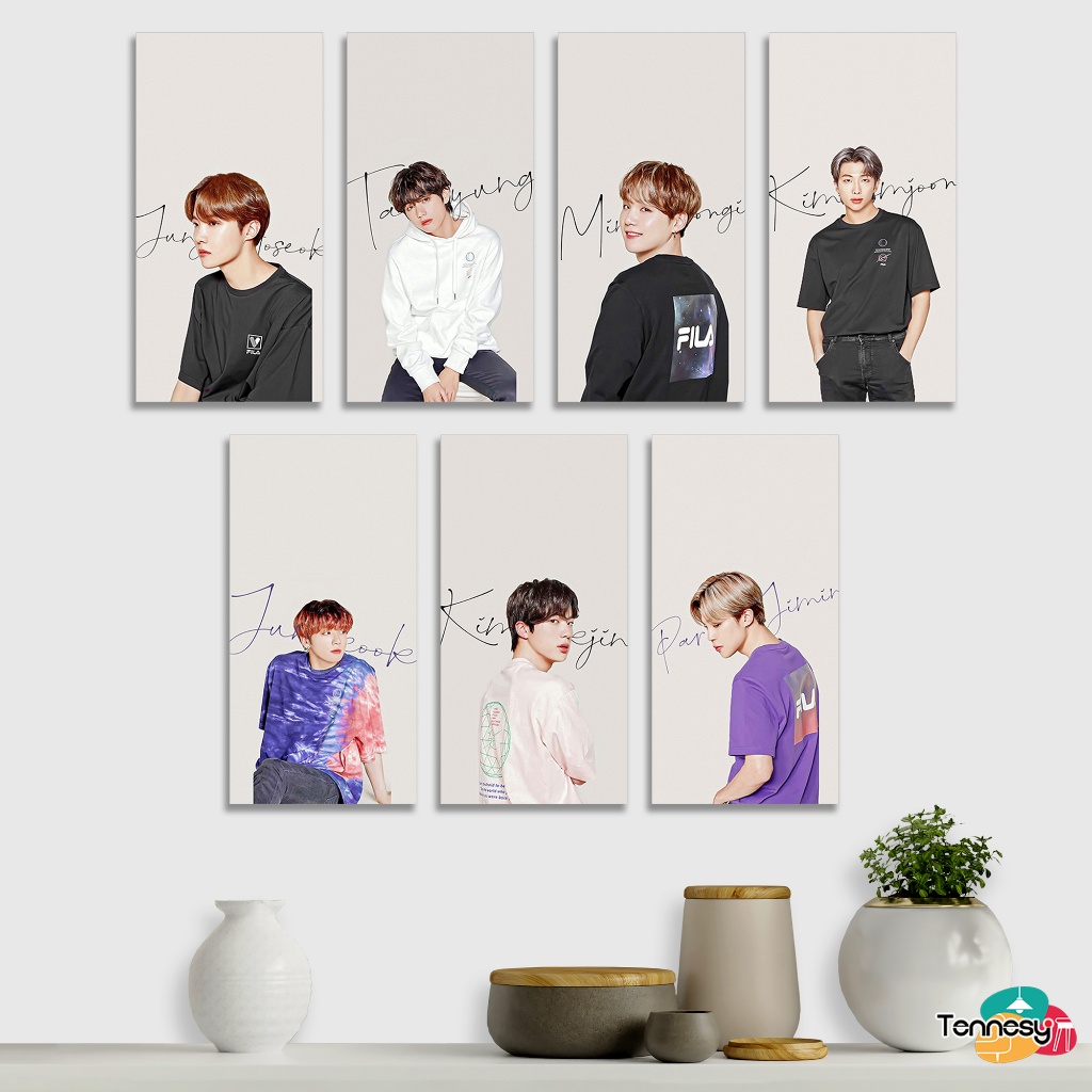 KAYU HIASAN DINDING Tennesy WALL Hanging BTS CUTE 10x20CM KPOP Korean ...