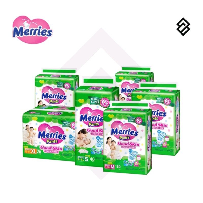 Merris PANTS GOOD SKIN Prevent Irritation | Shopee Singapore