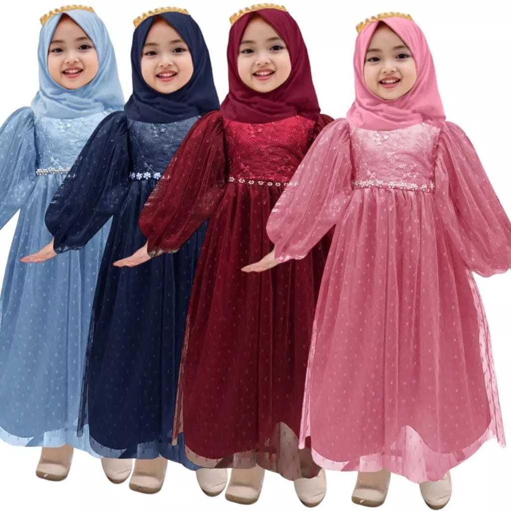 Ellisa's newest girls' gamis 2-11 years old / Eid 2024 children's robes ...
